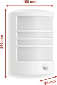 Telefunken 315506TF-LED Venkovní nástěnné svítidlo se senzorem LED/12W/230V IP44