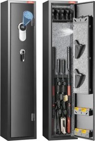 Gun Safe Puška Safe se zámkem otisků prstů pro 5 pušek a 4 pistole