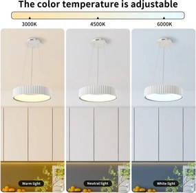 BRILAGI - LED Stmívatelný lustr FALCON MODERN LED/30W/230V pr. 40 cm bílá + DO