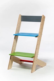 Lucas Wood Style rostoucí židle EASY LINE -  barevný mix rostoucí židle EASY LINE: barevný mix holka