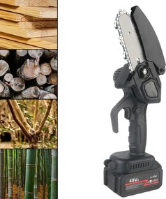 Akumulátorová ruční mini pilka 8″ MDHL M677 + 21V baterie + praktický kufřík + příslušenství