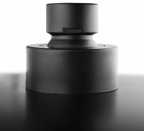 Erga Erga, SLIM sprchová hlavice o průměru 25cm, černá matná, ERG-YKA-BP.BRG25-BLK