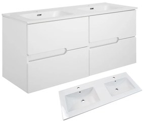 BPS-koupelny Koupelnová skříňka s keramickým dvojumyvadlem Spectrum W 120