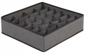 Organizér do zásuvky 24-dílný, 33x33x10 cm, šedý SPRINGOS