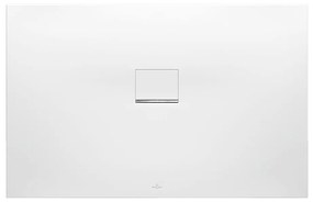 VILLEROY & BOCH Villeroy Boch Square INFINITY - Sprchová vanička, 120x80cm, Quaryl®, Stone White UDQ1280SQI2VRW