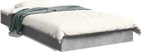 vidaXL Rám postele 90 x 190 cm kompozitní dřevo [842076] Barva: Betonová šedá