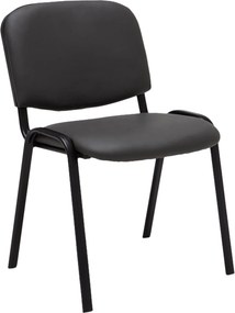 Konferenční židle Ken umělá kůže – šedá