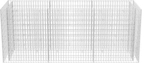 Gabionový vyvýšený záhon ocel 270 x 90 x 100 cm 142554