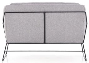 Dvojsedák Soft II XL, šedá / černá