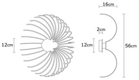Nástěnné svítidlo ASPENDOS 1xE27/40W/230V