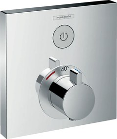 Hansgrohe Shower Select, termostatická sprchová baterie pod omítku, chromová, 15762000