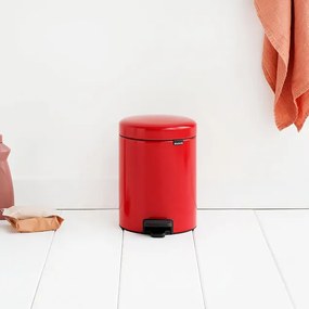 Brabantia Pedálový koš NewIcon 5L zářivě červená