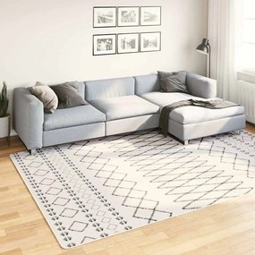 Koberec pratelný 190 x 300 cm černobílý 337974