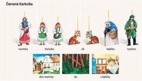 EFKO Loutkové divadlo / 40 loutek / 7 pohádek / od 3 let