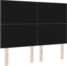 Čelo postele Tmavě šedá 160 cm Žebrovaná látka 3337729
