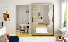 Skříň posuvná se zrcadlem OSWALD 120