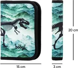BAAGL Školní penál jednopatrový Dino