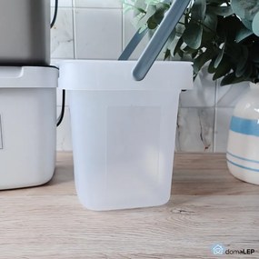 ÚLOŽNÝ BOX S PLASTOVOU KAPSIČKOU varianta: světle hnědý 3l