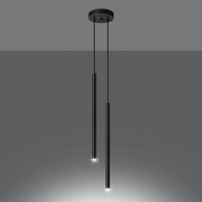 Sollux Lighting Závěsné svítidlo PASTELO 2 černé