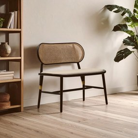 Polstrovaná lavice v přírodní barvě Cebu – Premier Housewares