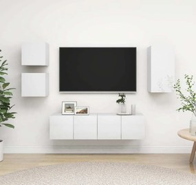 vidaXL 5dílný set TV skříněk kompozitní dřevo [3078695] Barva: Betonová šedá