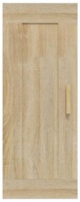 Petromila Nástěnná skříňka dub sonoma 35 x 34 x 90 cm kompozitní dřevo