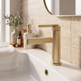 Rea, Koupelnová baterie Rea Grace Brush Gold, REA-B8932