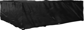 Plachta na zahradní nábytek tvar L 18 oček 285 x 220 x 80 cm 319324