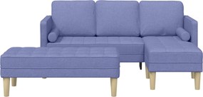 Set pohovek 2 ks Modrá džínovina Polyester 3329262