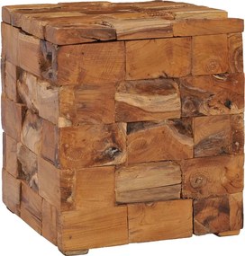 vidaXL Úložná stolička masivní teakové dřevo [281654]