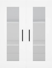 Skříň highboard bílá 69,5 x 34 x 180 cm kompozitní dřevo 3198553