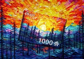 ENJOY Puzzle Nádherný západ slunce / 1000 dílků / od 14 let