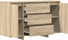 Servírovací skříň Sonoma dub 120 x 41 x 75 cm Kompozitní dřevo 3333908
