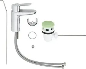 Grohe BauEdge - Umyvadlová baterie s výpustí chrom