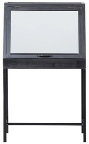 Černá vitrína 65x109 cm Dido – WOOOD