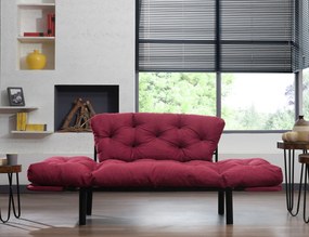 Atelier del Sofa 2-místná pohovka Nitta - Maroon, Kaštanová