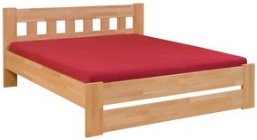 Buková zvýšená manželská postel - Filip   ,  200x200 cm