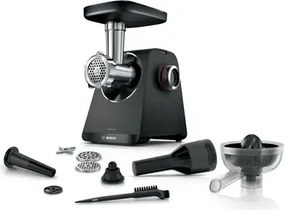 Bosch MFWS430B stříbrná, černá / Mlýnek na maso / 1900 W / 2,5 kg/min