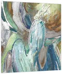 Obraz - Abstraktní malba postavy (30x30 cm)