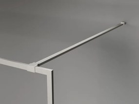 Mexen Kioto-F, sprchová zástěna s rámem 155 x 202 cm, 8 mm čiré sklo, ocelový profil, 800-155-104-97-00