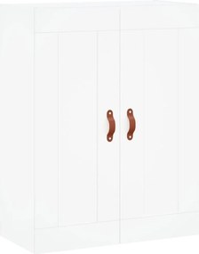 Skříň highboard bílá 69,5 x 34 x 180 cm kompozitní dřevo 3199913