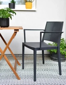 Rojaplast Křeslo GRID ARMCHAIR - antracit