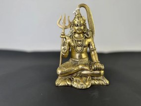 Kovová soška Shiva 17 cm
