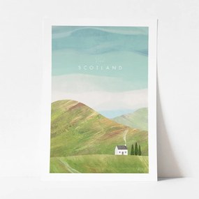 Plakát Travelposter Scotland, 30 x 40 cm