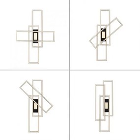 Stropní stmívatelné LED svítidlo do obýváku Contura Black