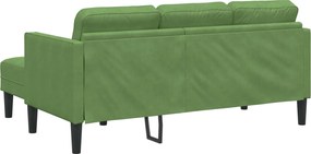 Set pohovek 2 ks Světlá zelená Polyester 3329267