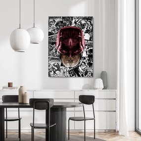 Gario Obraz na plátně Červená maska hrdiny - Rubiant Rozměry: 40 x 60 cm