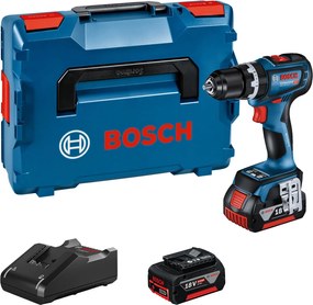 Bosch Professional Aku příklepová vrtačka GSB 18V-90 C+L-Boxx 136+2x5.0Ah+nabíj.