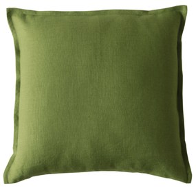 TULULUM Lněný povlak na polštář - zelený Rozměr polštáře: 40 x 40 cm