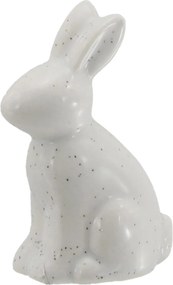 Velikonoční dekorace králík porcelánový bílý 5,7 x 3,7 x 2,7 cm